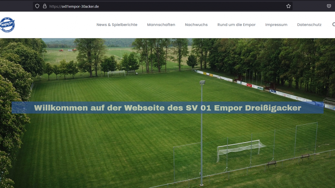 Aktuelles - SV 01 Empor Dreißigacker